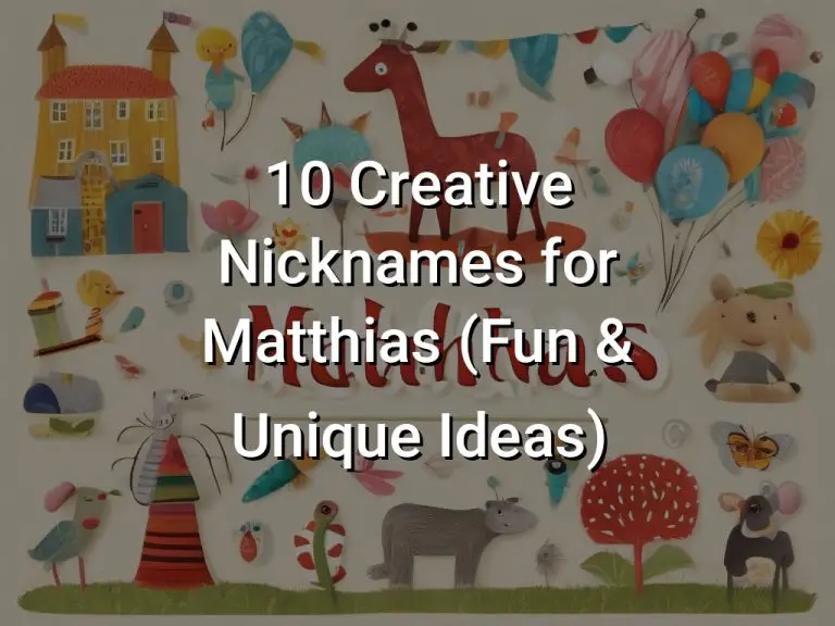 10 Creative Nicknames for Matthias (Fun & Unique Ideas) - Symbol Genie