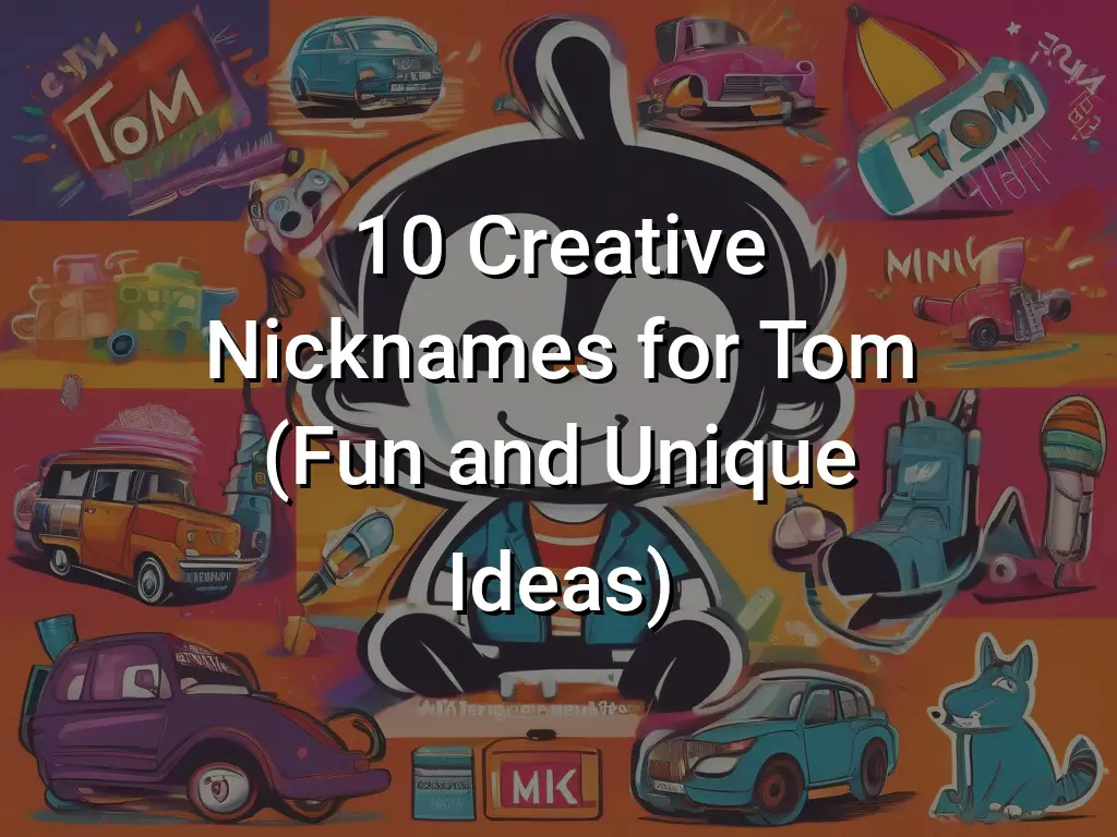 10 Creative Nicknames for Tom (Fun and Unique Ideas) - Symbol Genie