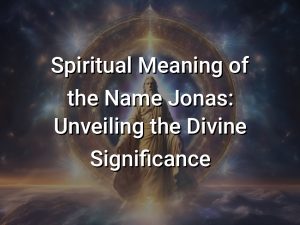 Spiritual Meaning of the Name Jonas: Unveiling the Divine Significance - Symbol Genie