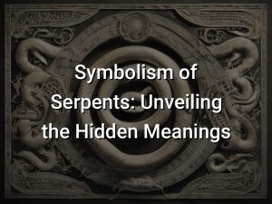 Symbolism of Serpents Unveiling the Hidden Meanings - Symbol Genie