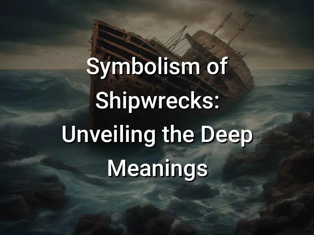 Symbolism of Shipwrecks Unveiling the Deep Meanings - Symbol Genie