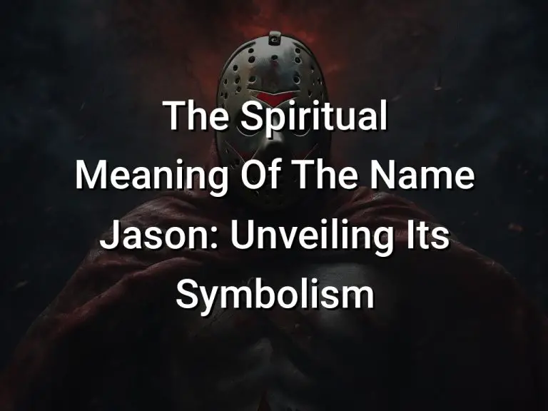 The Spiritual Meaning Of The Name Jason: Unveiling Its Symbolism - Symbol Genie