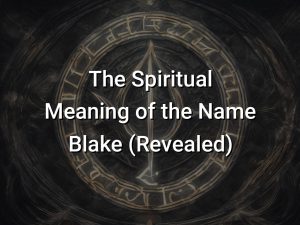 The Spiritual Meaning of the Name Blake (Revealed) - Symbol Genie
