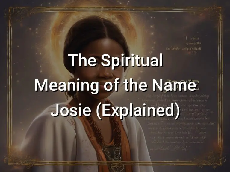The Spiritual Meaning of the Name Josie (Explained) - Symbol Genie