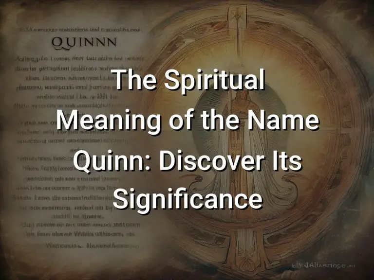 The Spiritual Meaning of the Name Quinn: Discover Its Significance - Symbol Genie