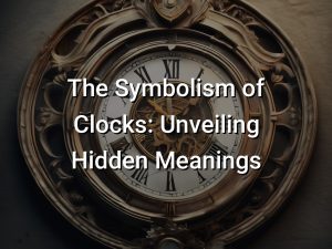The Symbolism of Clocks: Unveiling Hidden Meanings - Symbol Genie