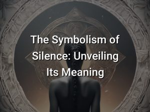 The Symbolism of Silence Unveiling Its Meaning - Symbol Genie