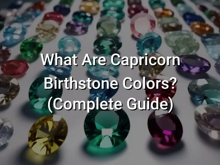 What Are Capricorn Birthstone Colors? (Complete Guide) - Symbol Genie