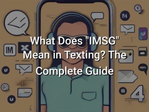 What Does "IMSG" Mean in Texting? The Complete Guide - Symbol Genie