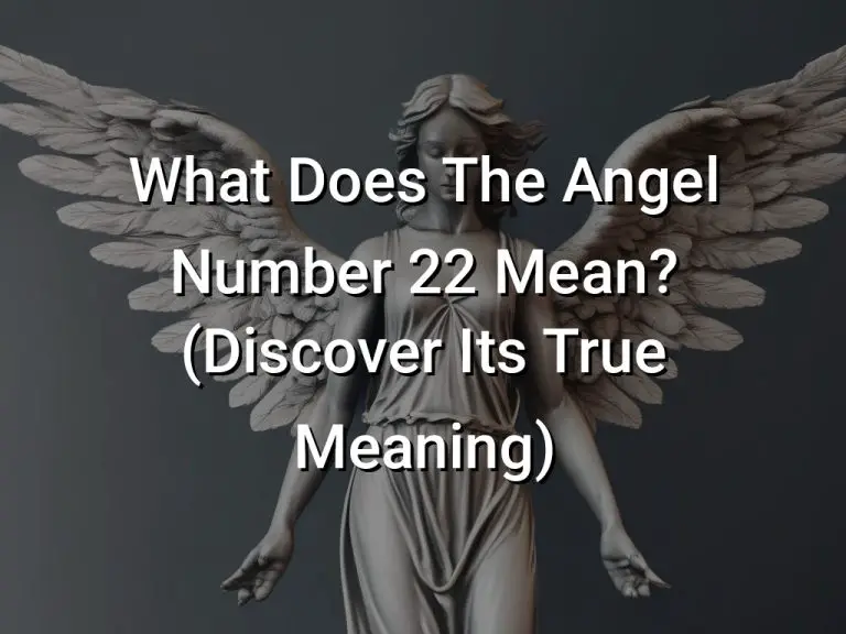 What Does The Angel Number 22 Mean? (Discover Its True Meaning ...