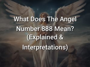 What Does The Angel Number 888 Mean? (Explained & Interpretations ...