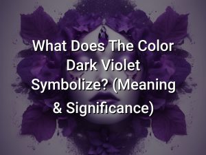 What Does The Color Dark Violet Symbolize (Meaning Significance ...