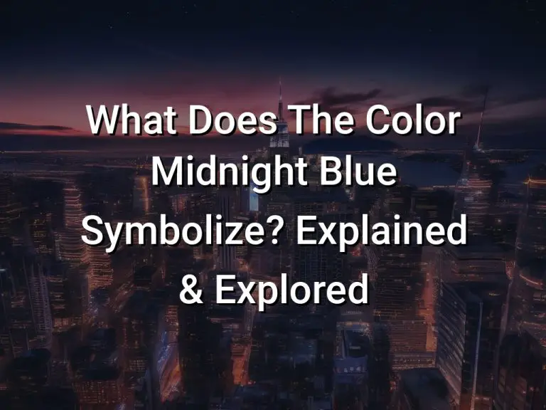 What Does The Color Midnight Blue Symbolize Explained Explored - Symbol ...