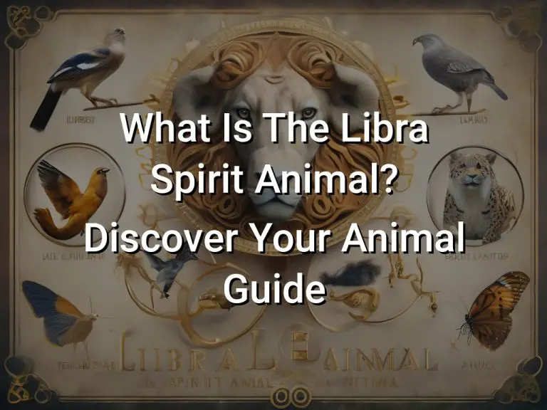 What Is The Libra Spirit Animal? Discover Your Animal Guide - Symbol Genie