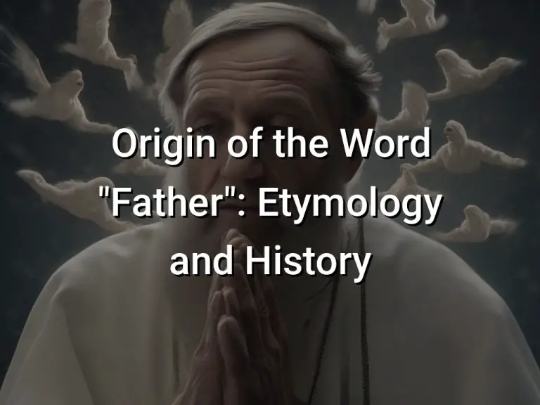 Origin of the Word "Father": Etymology and History - Symbol Genie