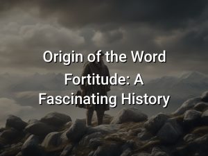 Origin of the Word Fortitude: A Fascinating History - Symbol Genie