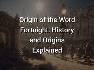 Origin of the Word Fortnight: History and Origins Explained - Symbol Genie