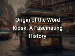 Origin of the Word Kiosk: A Fascinating History - Symbol Genie