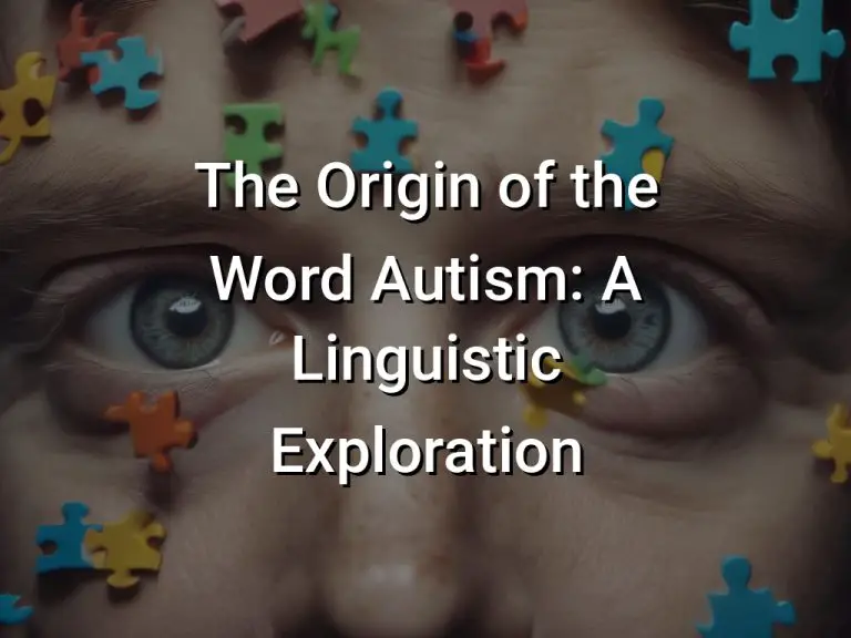 The Origin of the Word Autism: A Linguistic Exploration - Symbol Genie