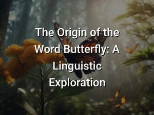 The Origin of the Word Butterfly: A Linguistic Exploration - Symbol Genie