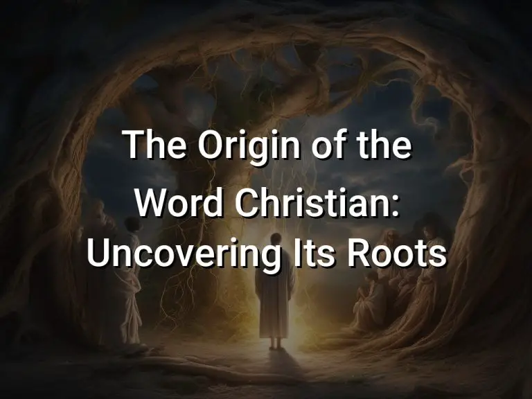 The Origin of the Word Christian: Uncovering Its Roots - Symbol Genie