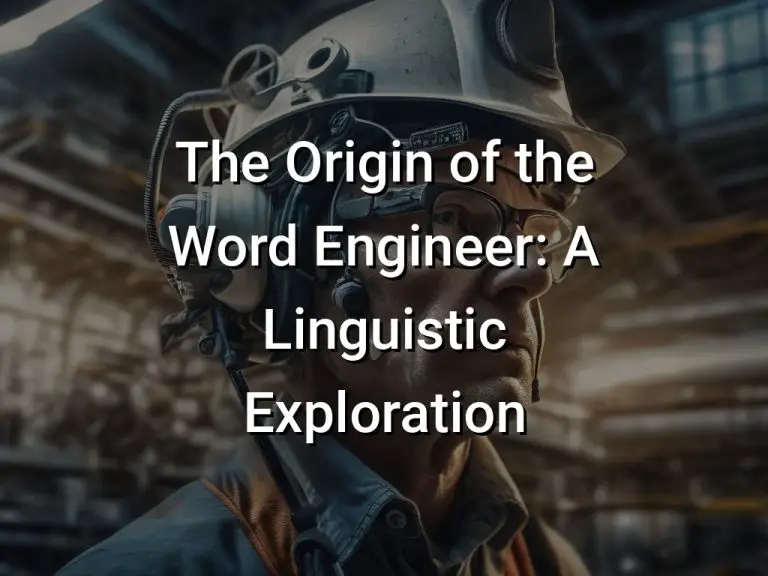The Origin of the Word Engineer: A Linguistic Exploration - Symbol Genie