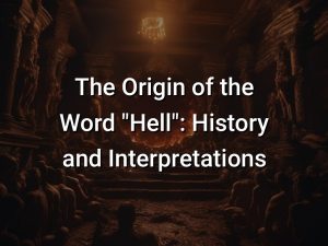 The Origin of the Word "Hell": History and Interpretations - Symbol Genie